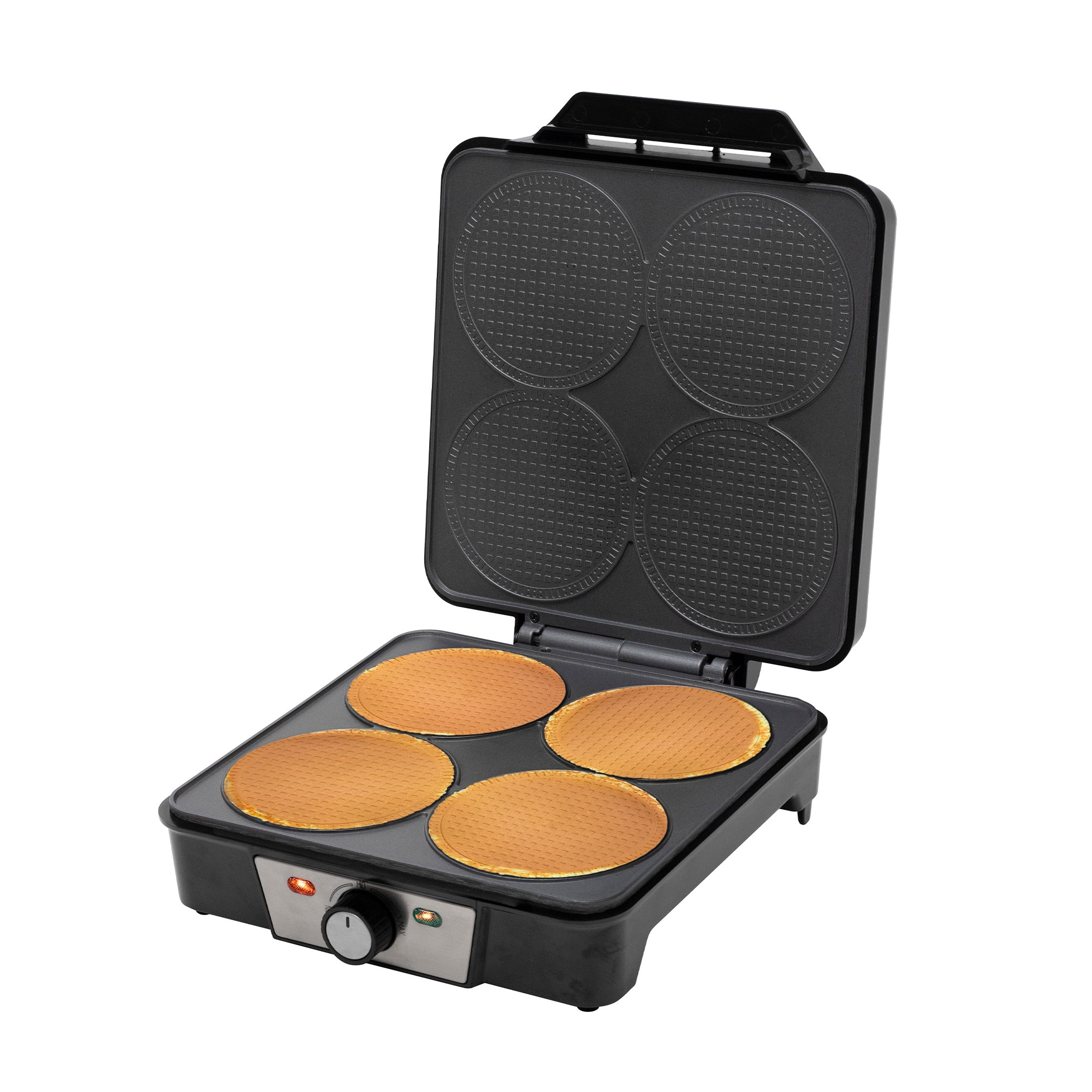 Aparat de preparat saratele, vafe Home HG OS 4, 1200W, diametru 11 cm ...