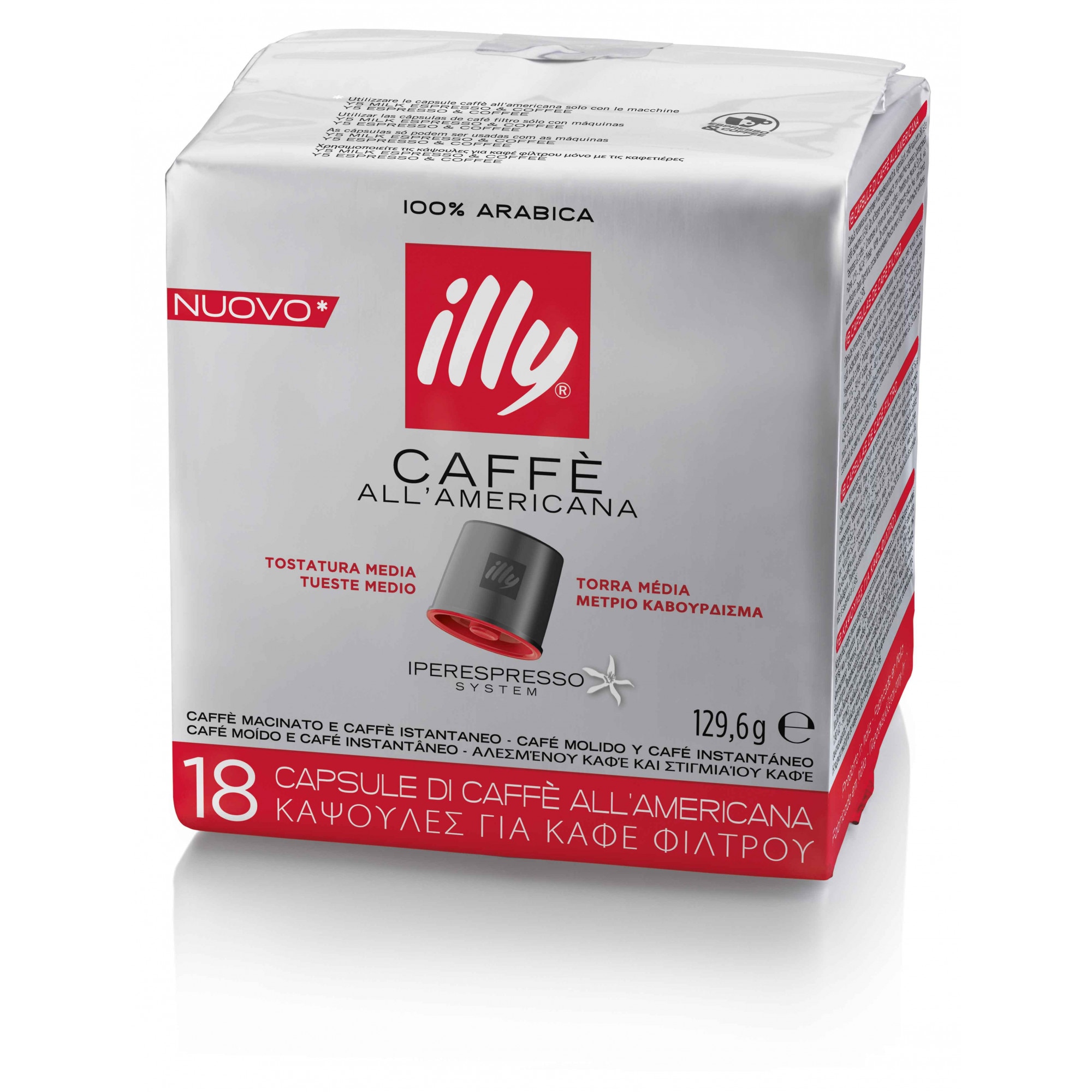 Illy Iperespresso ALL 'AMERICANA kávé kapszula, 18 kapszula - eMAG.hu