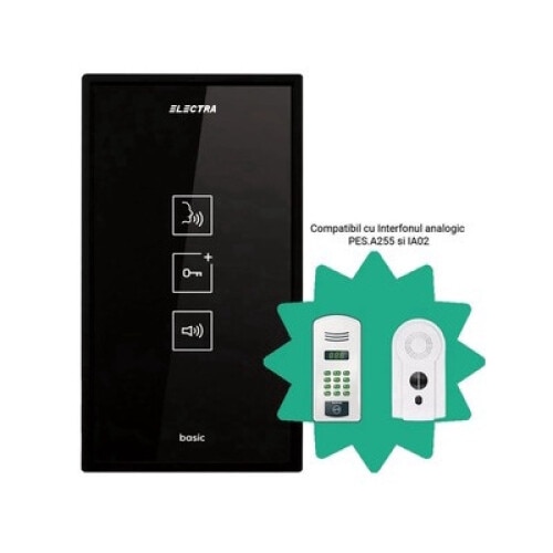 Interfon de interior Electra Classic PAS.27N, touch screen, semiduplex ...