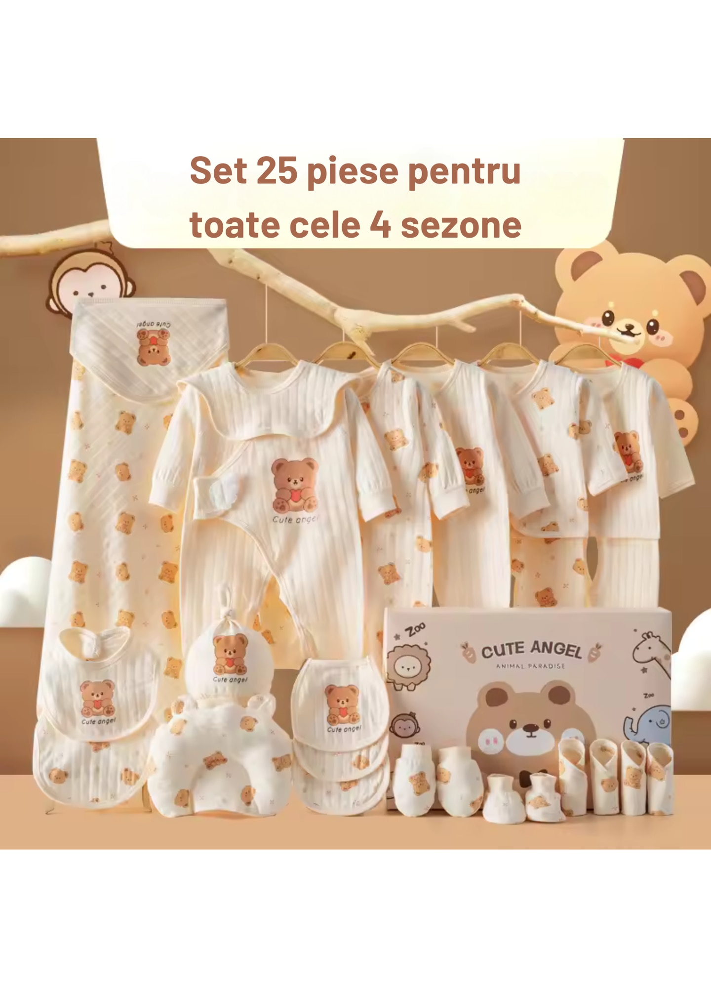 Set Haine Premium pentru Nou-Nascut - eMAG.ro