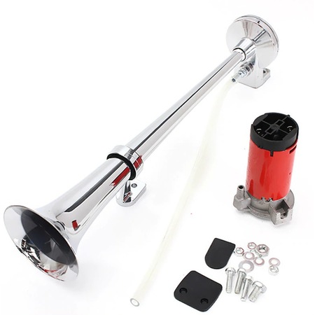 Автомобилен клаксон Flexzon, Универсален, Компресор, Мощен звук, 12V, 43см - eMAG.bg