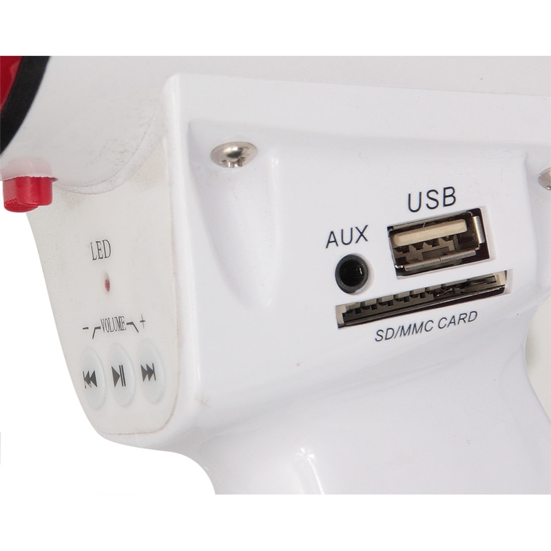 Megafon 35W USB felvétel + akkumulátor + sziréna - eMAG.hu