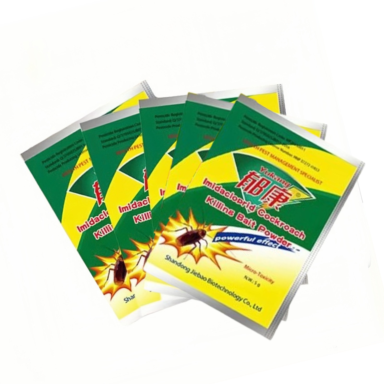 Pudra Insecticid pentru Gandaci, 5g x 5 Pachete, Imidacloprid, Eficient ...