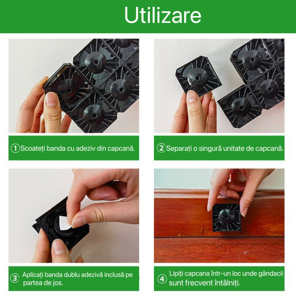 Insecticid Gandaci Profesional, Capcana cu Dinotefuran 0.5%, Pachet 8 ...