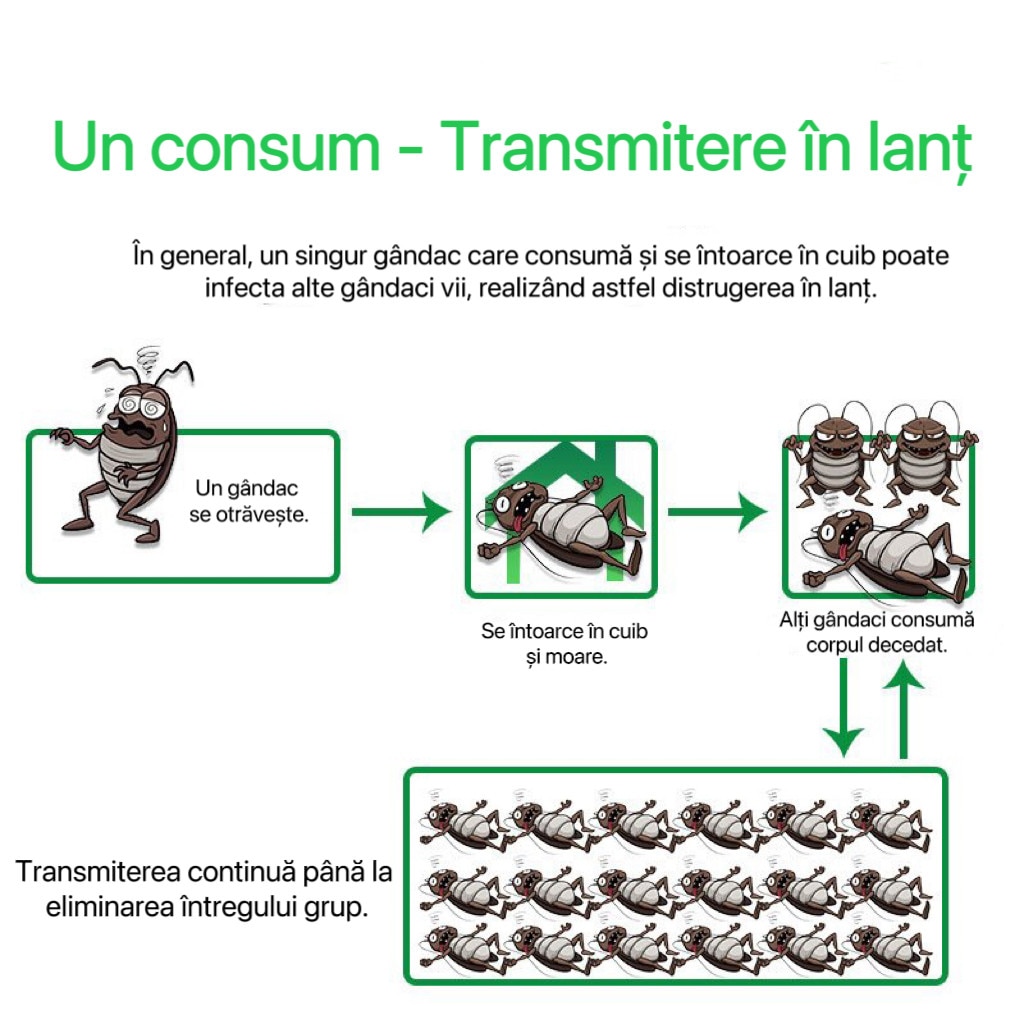 Insecticid Gandaci Profesional, Capcana cu Dinotefuran 0.5%, Pachet 8 ...