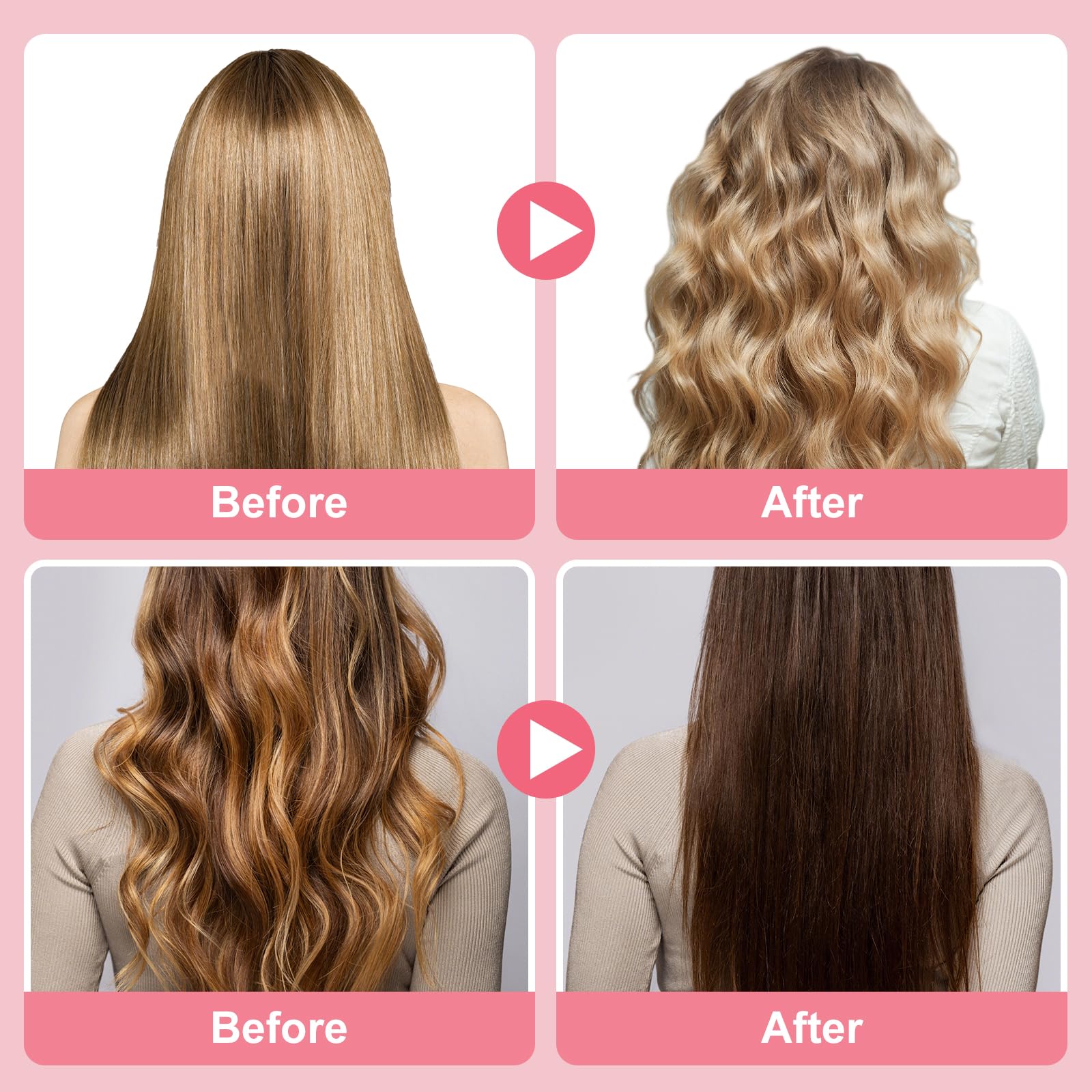 Placa de indreptat si ondulat parul 2 in 1, mini, USB, portabil, negru ...