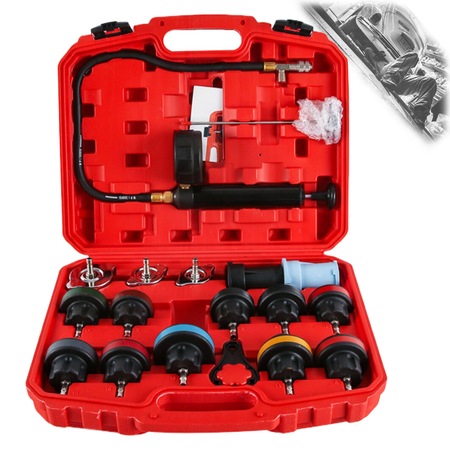 Set Testare Presiune Capac Radiator si Sistem de Racire cu 18 Piese ...