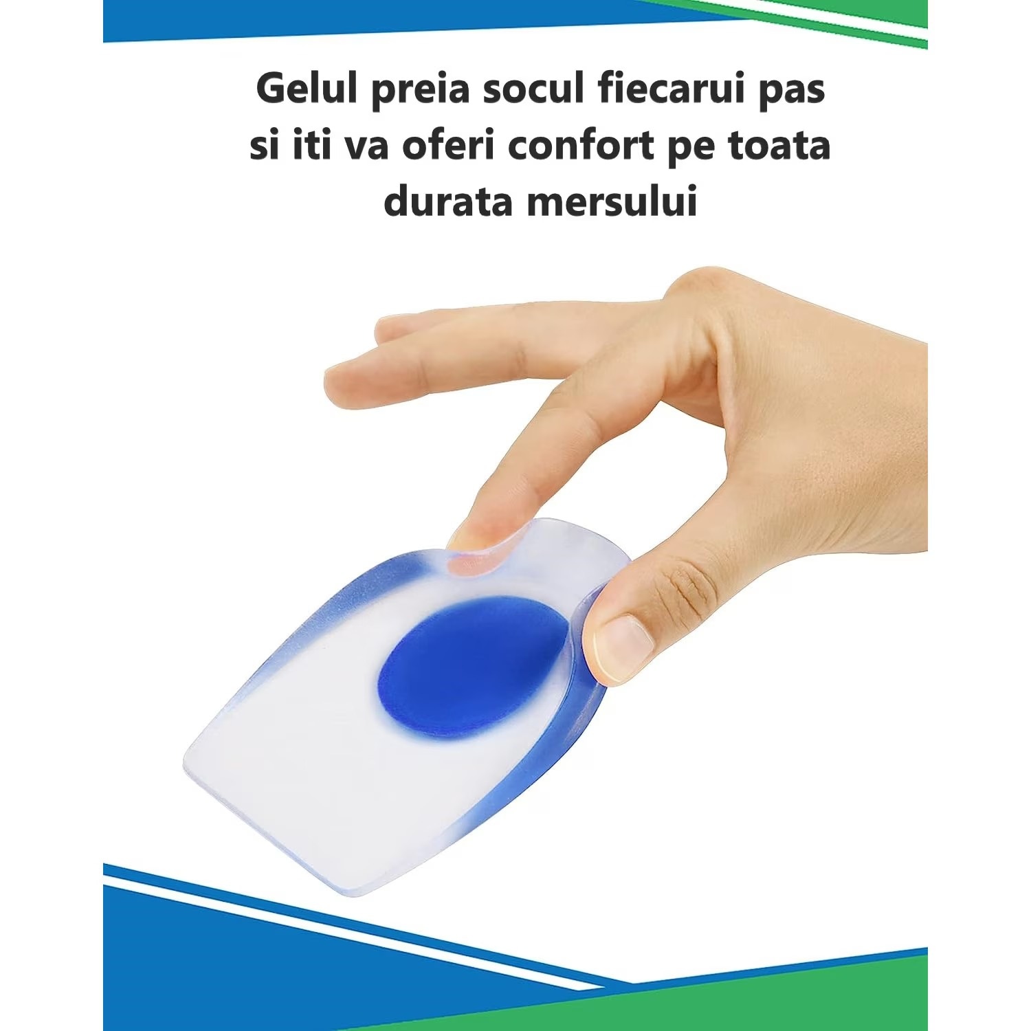 Talonete Ortopedice din Gel Pentru Calcai, Marime universala, Unisex ...