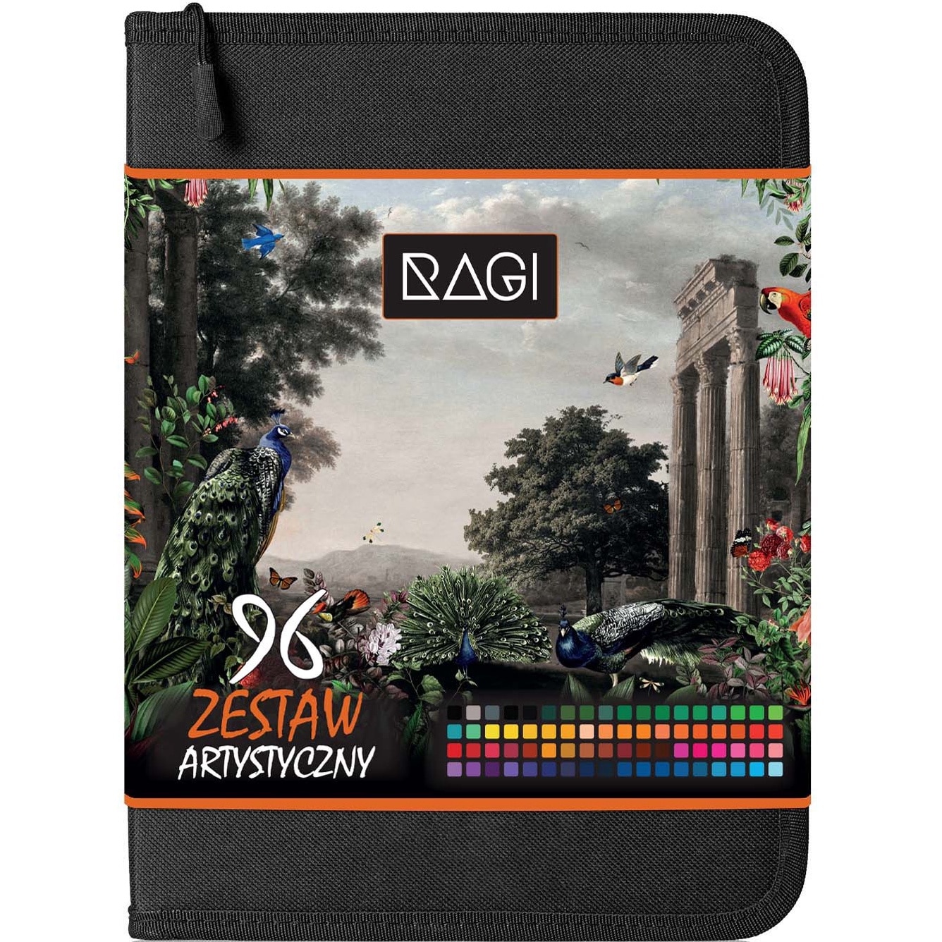 Set profesional de creioane colorate cu accesorii pentru desen si ...