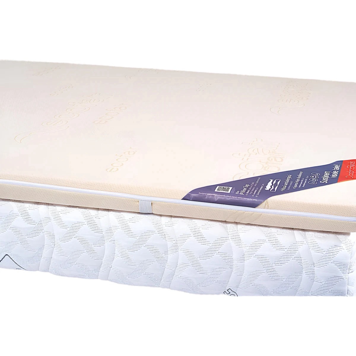 Topper saltea din spuma poliuretanica, Cadar Bio Pillow Top, 6 cm ...