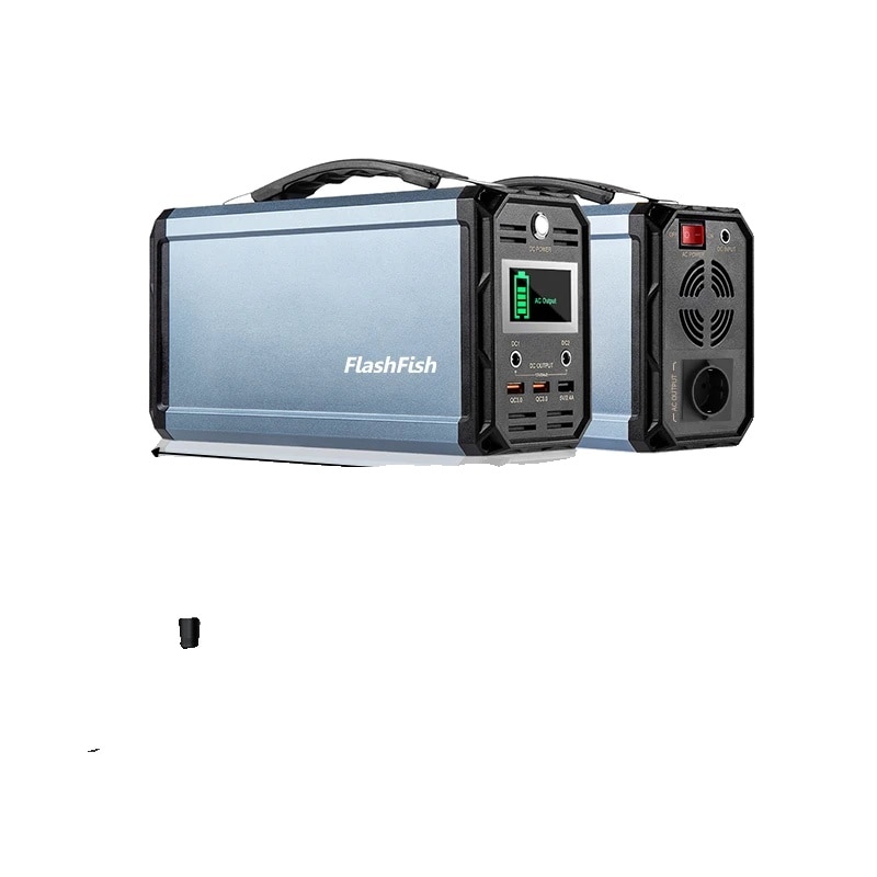 Generator solar Flashfish, 60000mAh, 6 iesiri, priza AC EU 230V, 25cm x ...