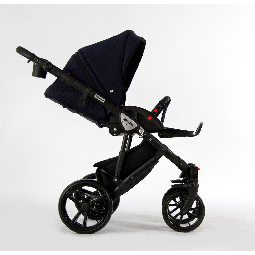 Carucior copii 3 in 1 Milano Dark Blue - eMAG.ro