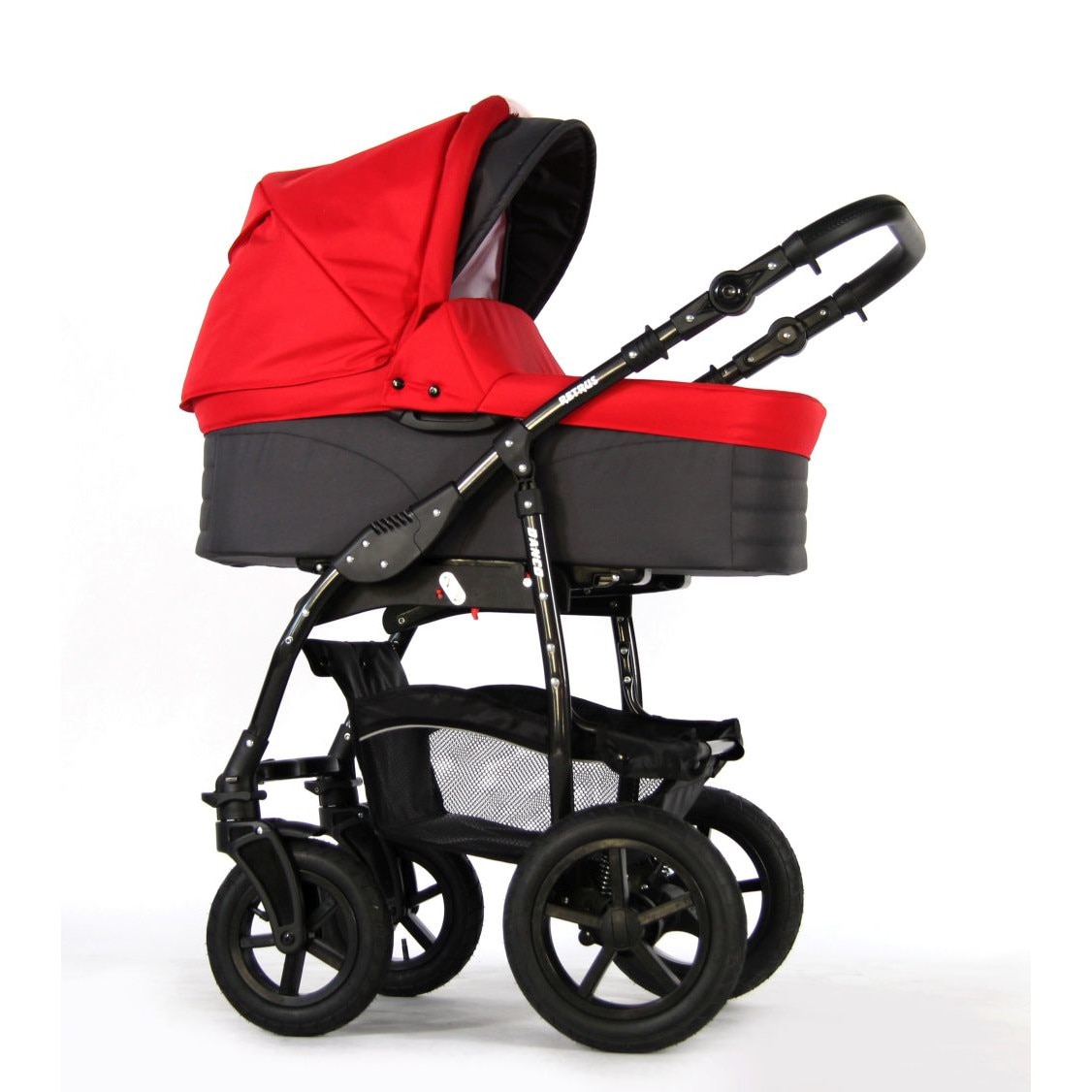 Carucior copii 3 in 1 Danco Charcoal Grey Red - eMAG.ro
