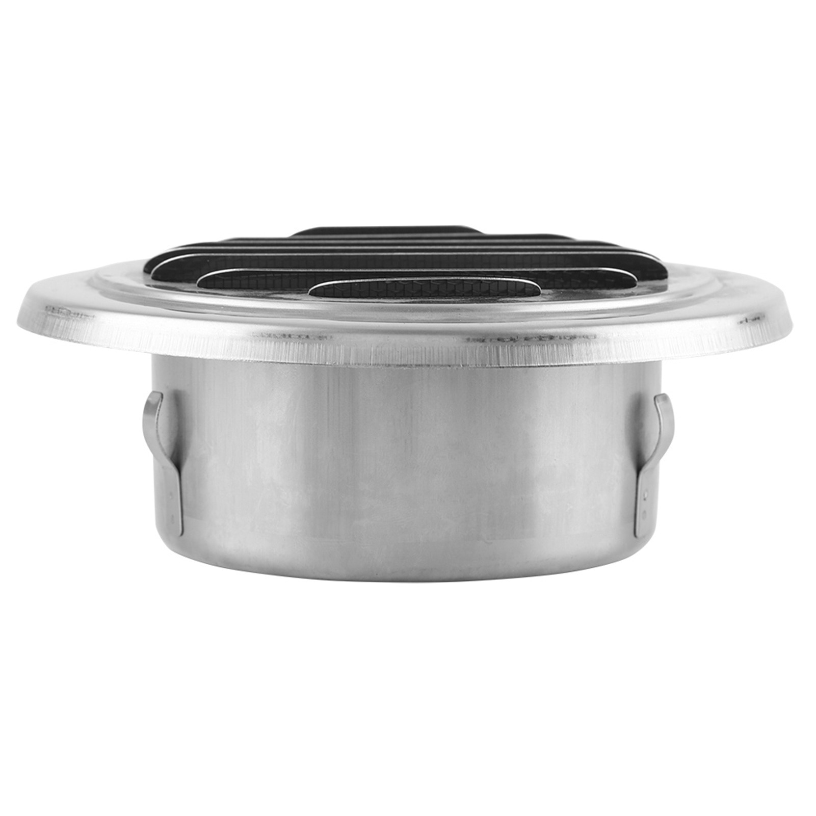 Grilaj de ventilatie rotund din otel inoxidabil, design cu jaluzele ...