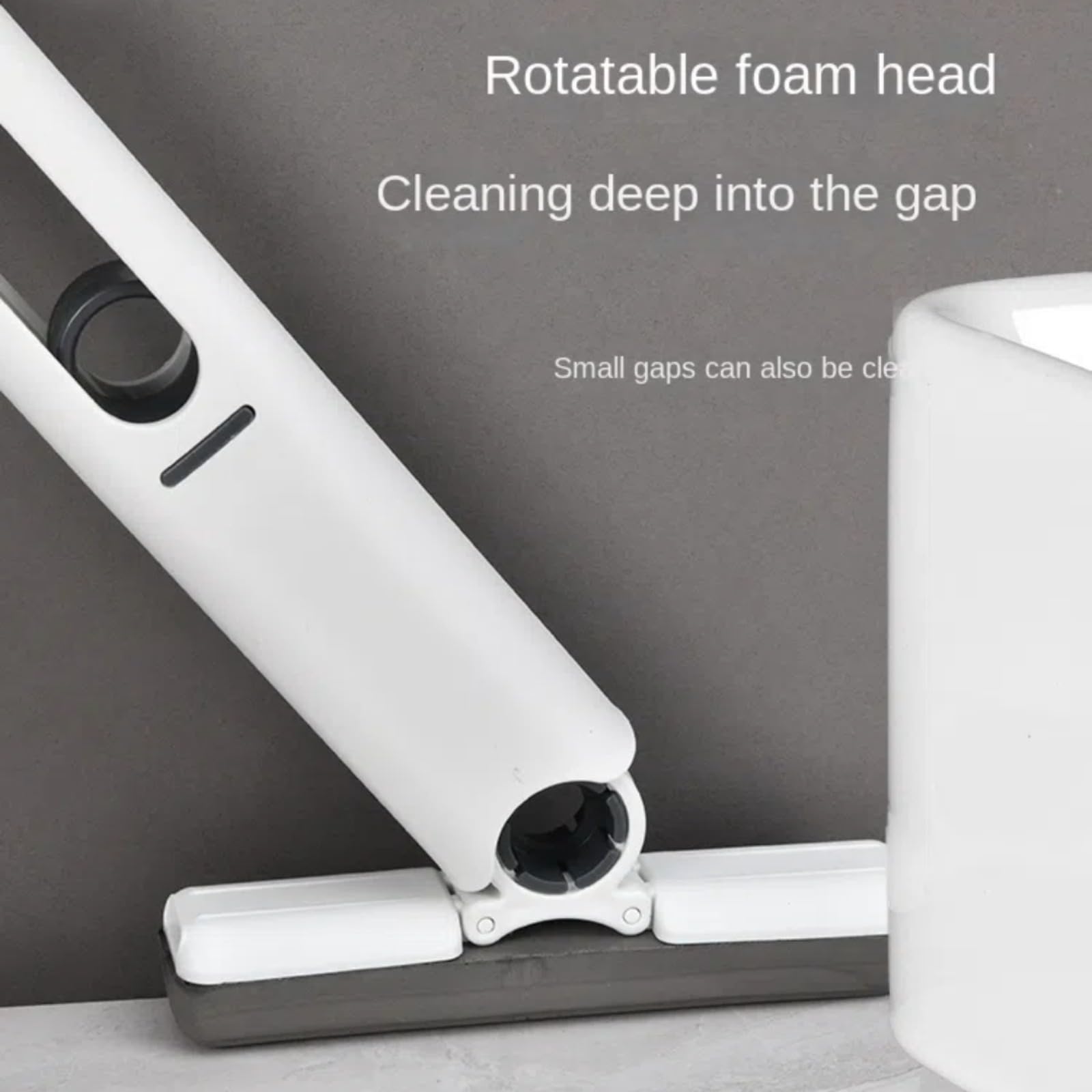 Mini kompakt felmosófej, centrifugarendszerrel, fehér, 22 cm - eMAG.hu