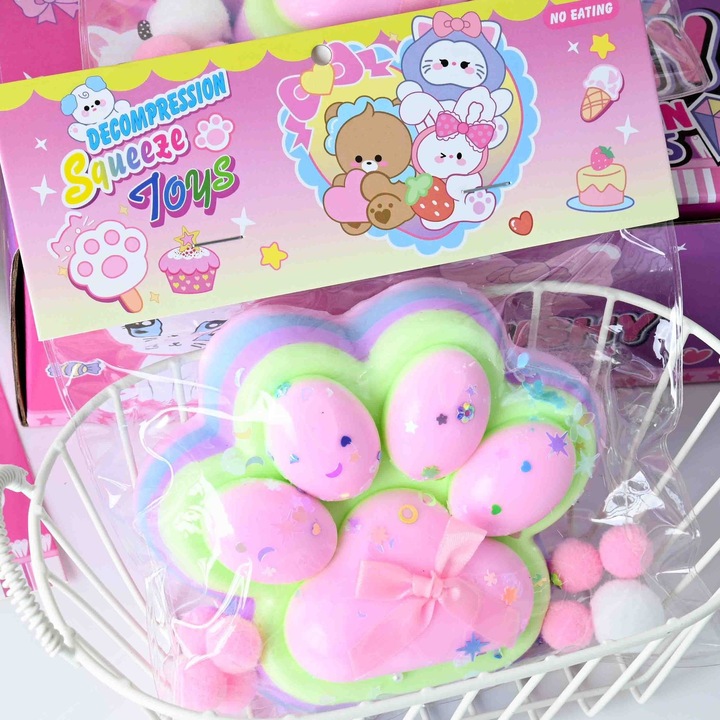 Jucarie Antistres Squishy cu Textura de Revenire Lenta, Model Labuta de ...