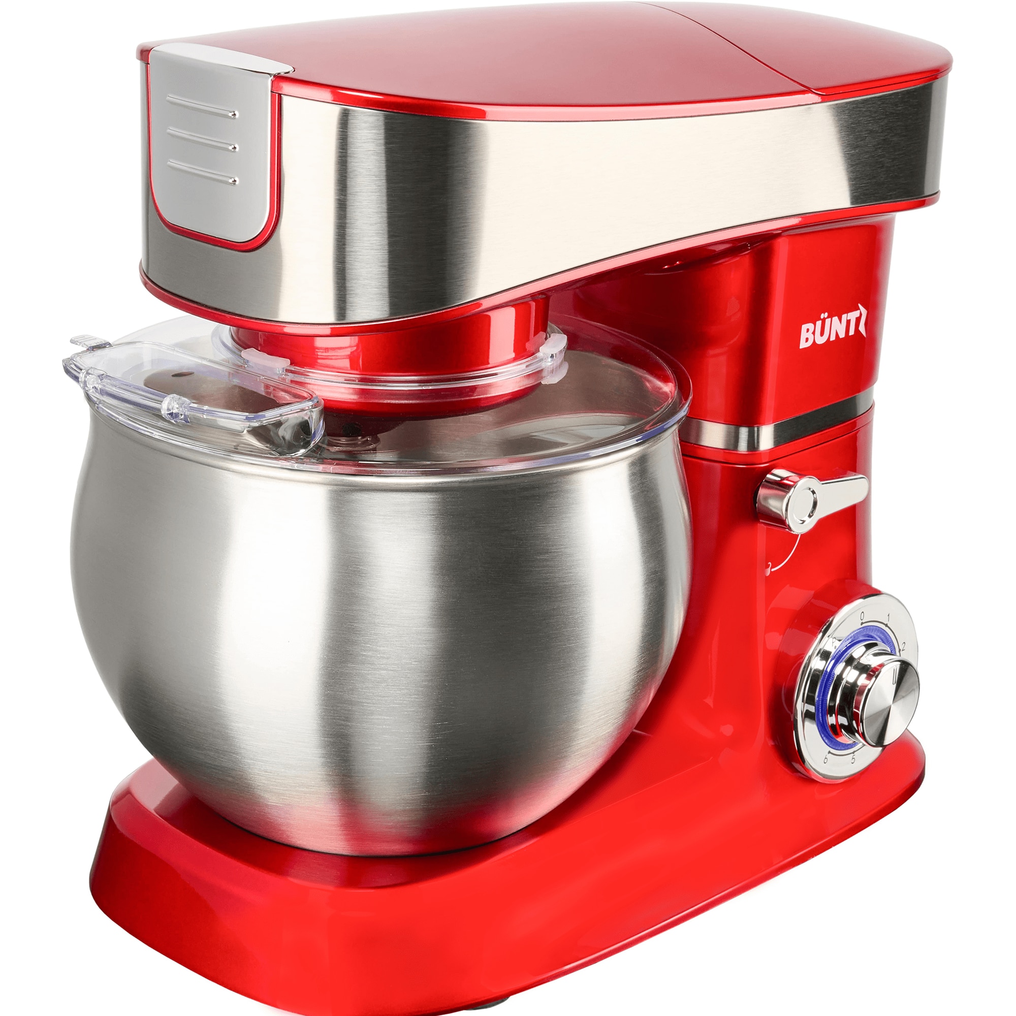 Robot de bucatarie Buntz, BMP-1500RD, 1500 W, Bol 6 L inox, 6 Viteze ...