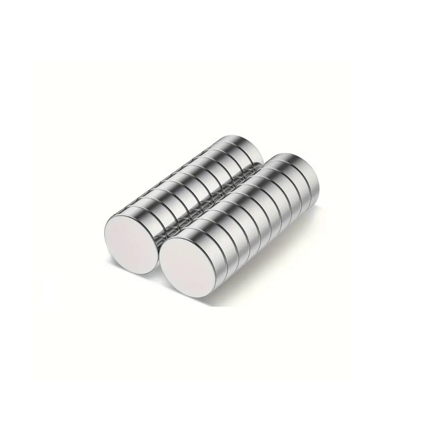 Set magneti rotunzi puternici Neodim 4x2 mm, argintii - 50 buc - eMAG.ro