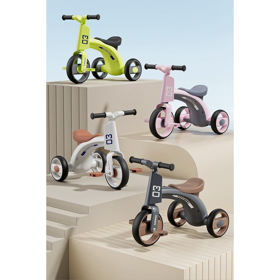 Tricicleta pentru Copii, Flippy, Exercitiu de Echilibru, pentru 1-6 Ani ...