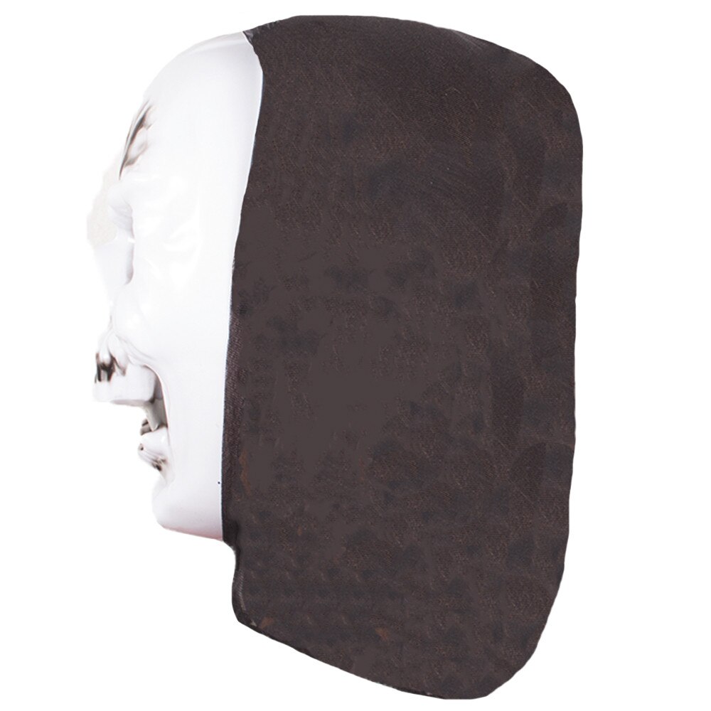 Masca din plastic cu panza, Halloween, craniu, alb-negru - eMAG.ro