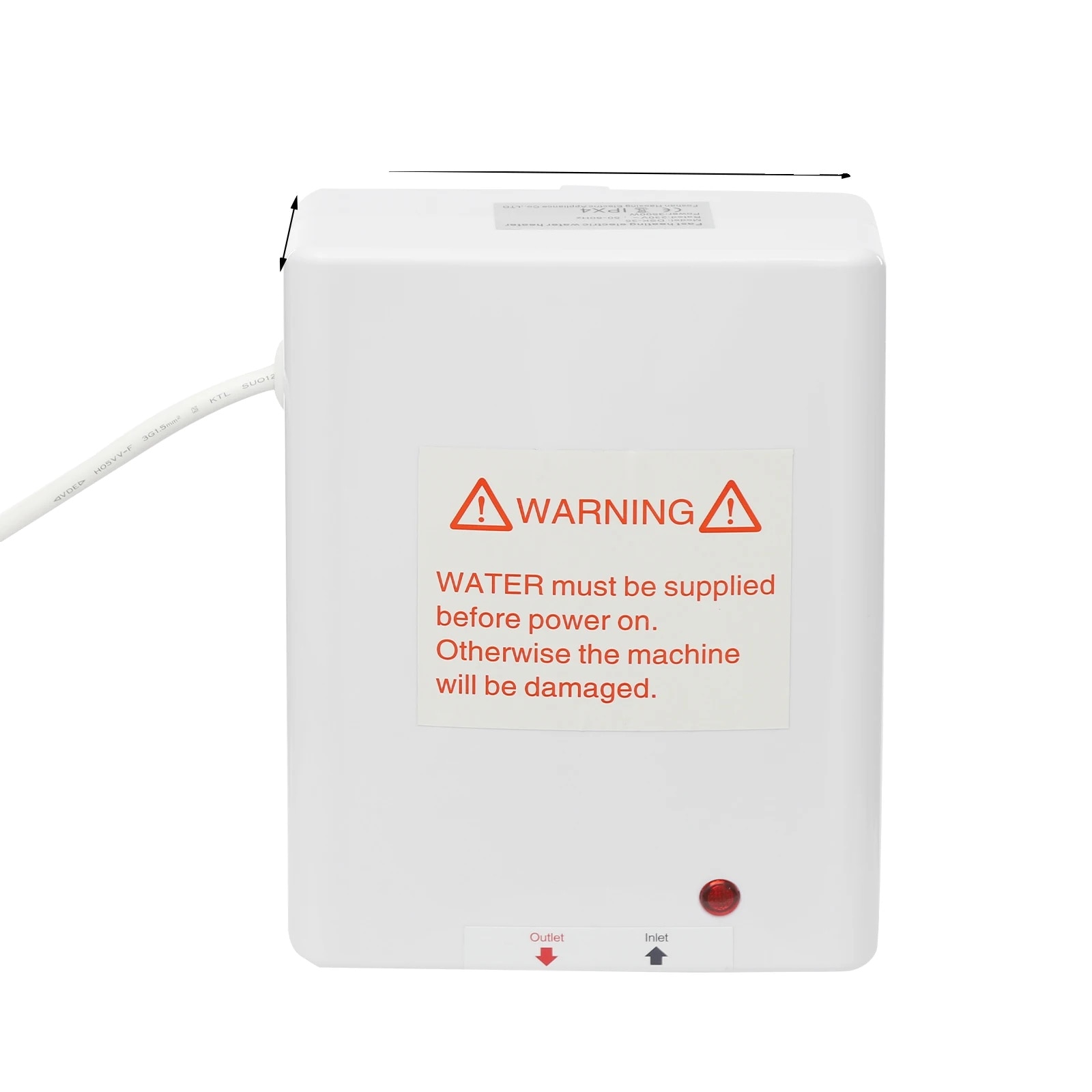 Incalzitor instant de apa, 3500W, compact, alb, 22.5x17x6.6cm - eMAG.ro