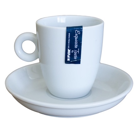 Set portelan ceasca cu farfurioare 120ml Exquisite Taste MN012121 - eMAG.ro