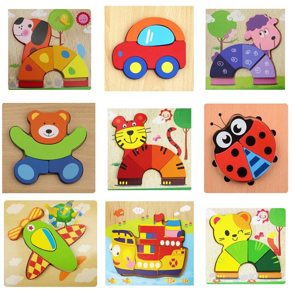 Puzzle 3D din lemn - eMAG.ro