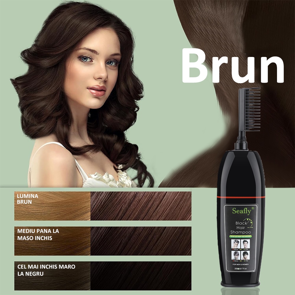 Sampon Colorant, Fara Amoniac, Contine Ghimbir si Ginseng Pentru a ...