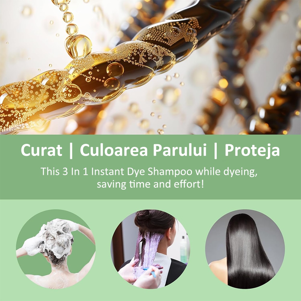 Sampon Colorant, Fara Amoniac, Contine Ghimbir si Ginseng Pentru a ...