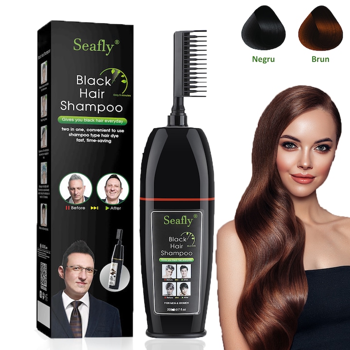 Sampon Colorant, Fara Amoniac, Contine Ghimbir si Ginseng Pentru a ...