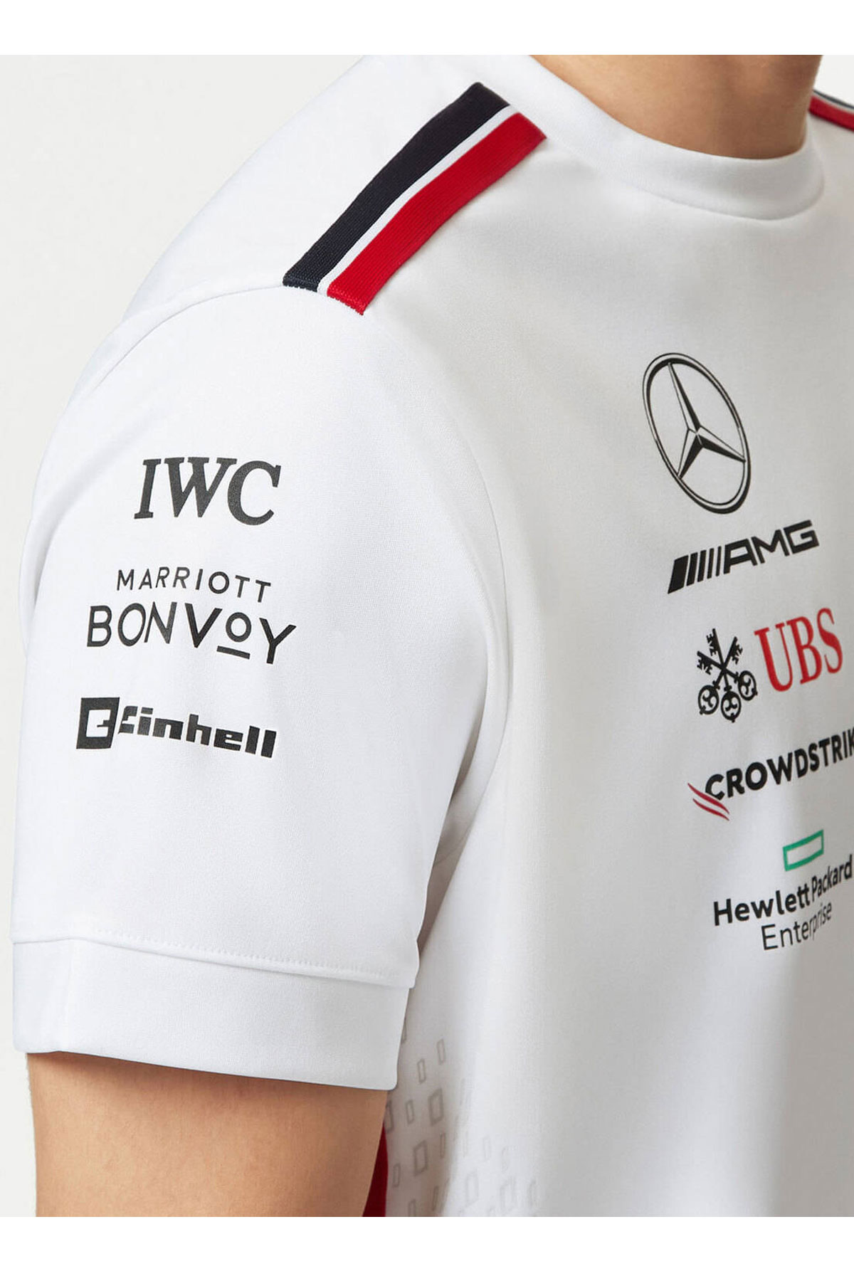 Tricou Mercedes AMG Petronas F1 Team 2023, Barbati, Alb, XXXL - eMAG.ro