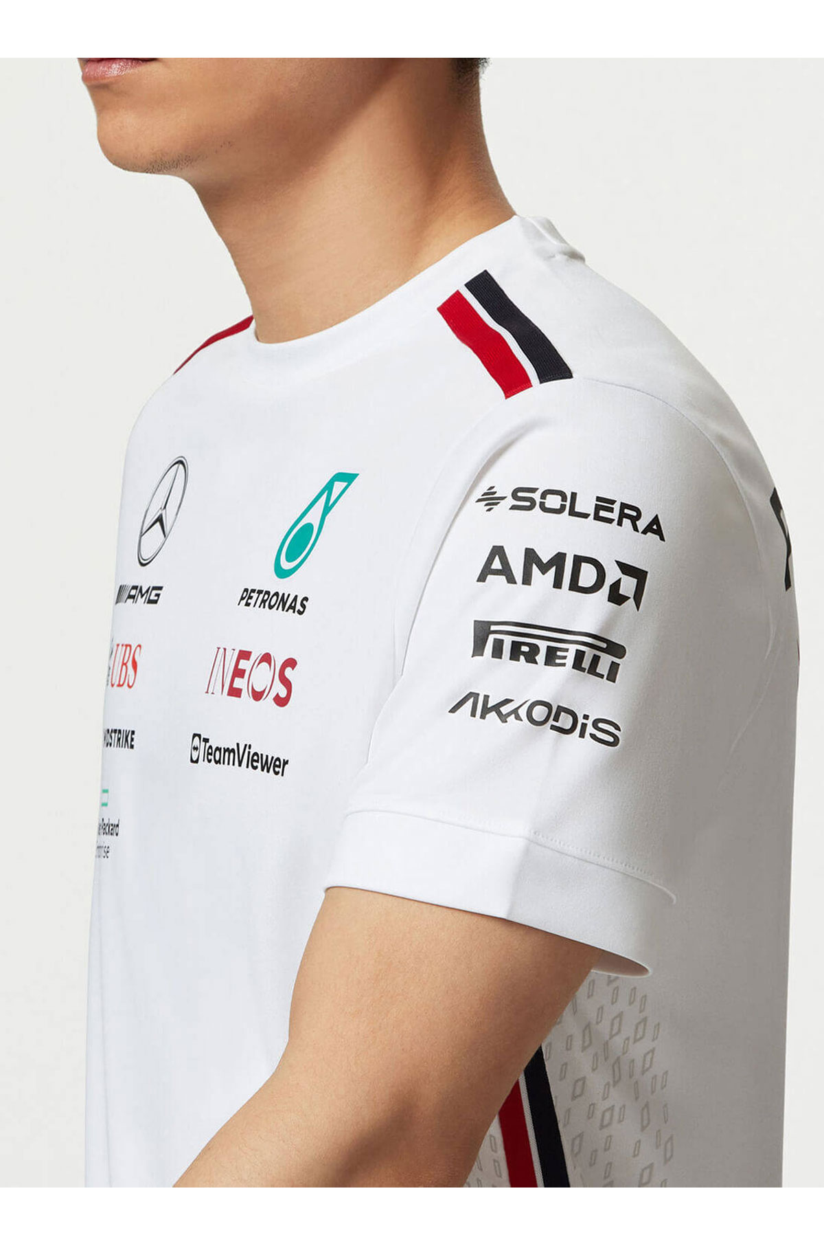 Tricou Mercedes AMG Petronas F1 Team 2023, Barbati, Alb, XXXL - eMAG.ro