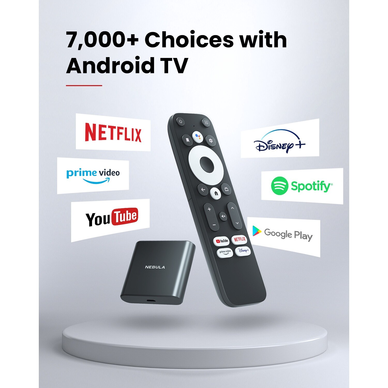 Streaming Dongle Nebula 4K, Android TV Box, HDR, Negru - eMAG.ro