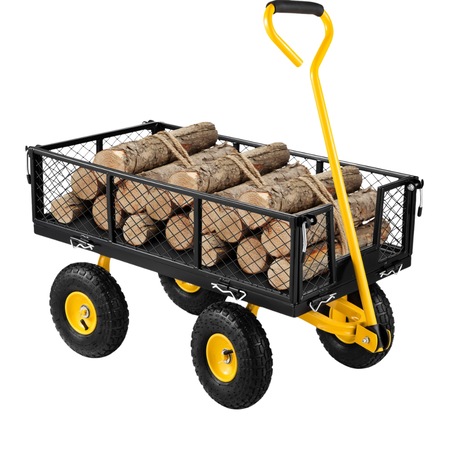 Carucior de Gradina Robust pentru Transport, Sarcina 227 Kg, Otel ...