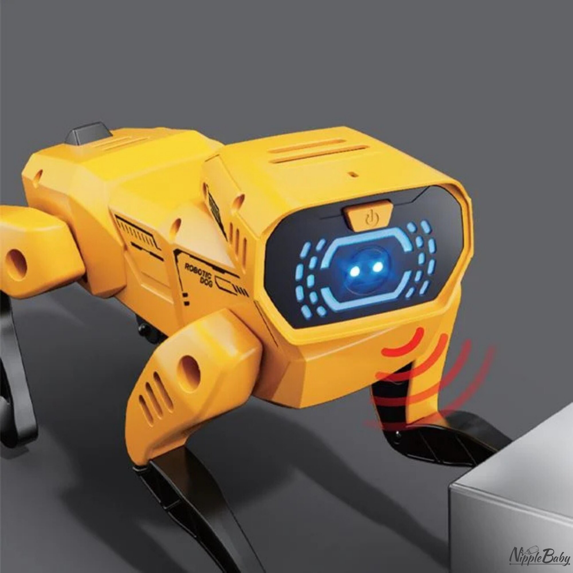 Robot Caine cu telecomanda cu inflarosu, miscare si program, cu lumini ...