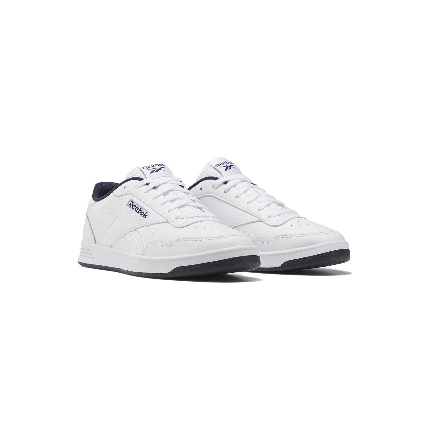 Pantofi sport barbati Reebok Court Advance, alb, material sintetic ...