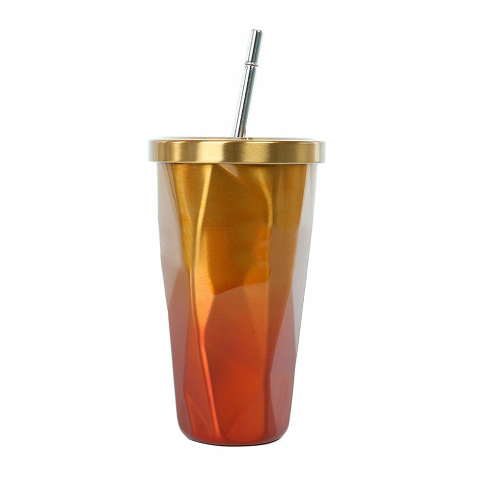 Set de 2 cani din inox 304, design gradient, capacitate de mentinere a ...