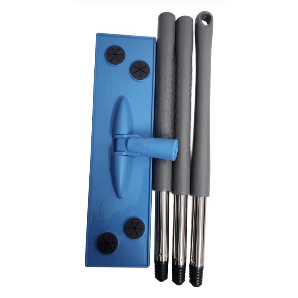 Set Mop Plat Mr Oxy 37x10cm cu coada 110cm și Servetele umede 50 buc ...