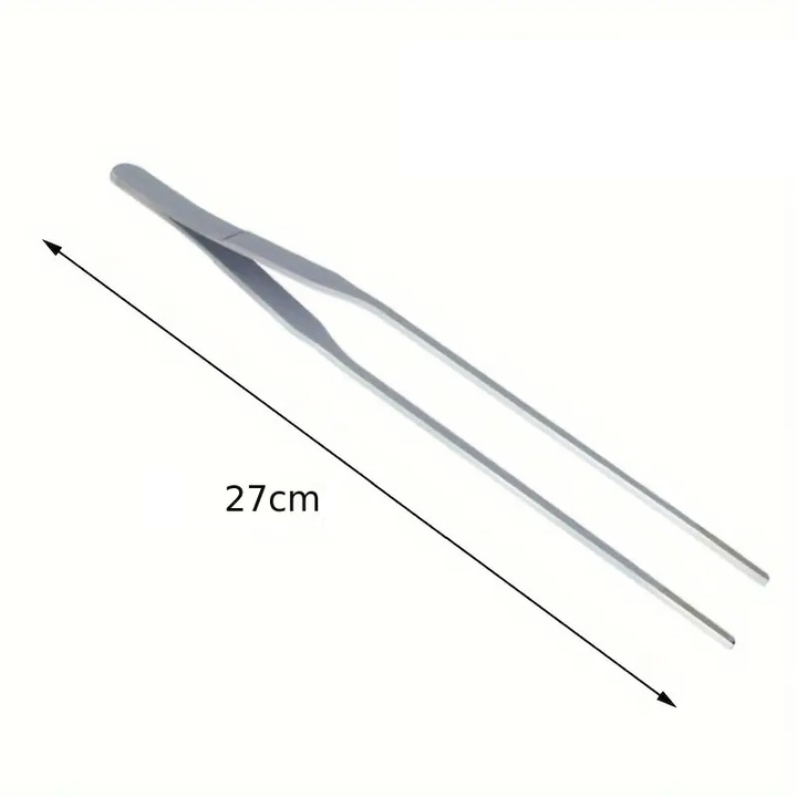 Penseta lunga din inox pentru diverse aplicatii, 27 cm - eMAG.ro