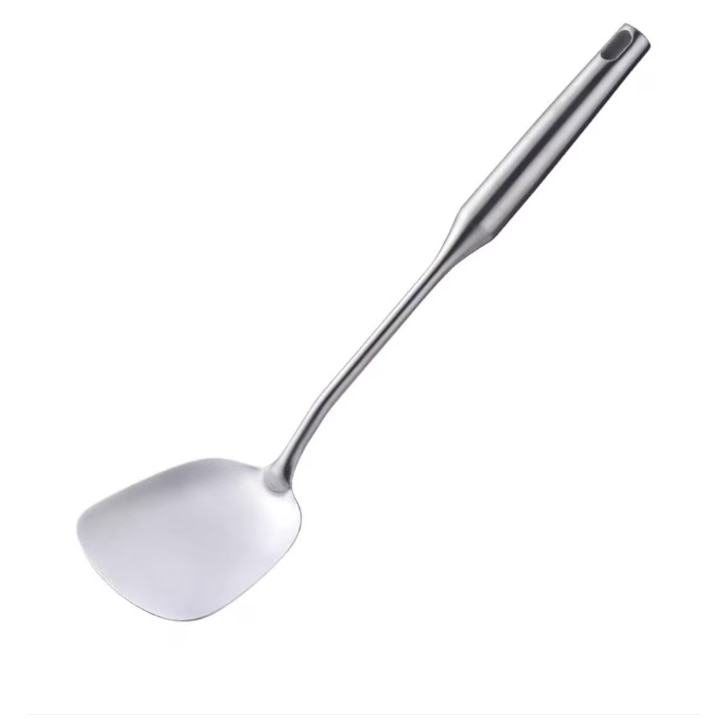 Paleta plina din inox pentru servit si gatit, turnata, rezistenta, 37 ...