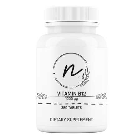 Vitamina B12, NaturePRO, 1000 mcg, 360 tablete, pentru energie si ...