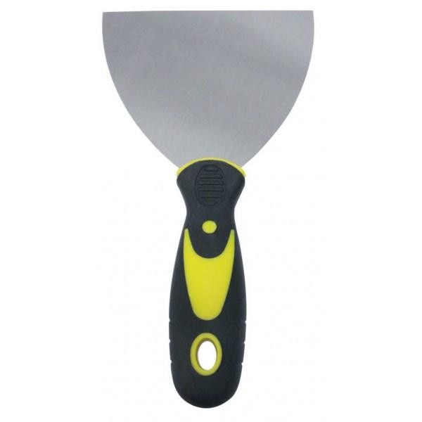 Pachet - 12 x Spaclu cu maner din lemn, 12.5cm + 2 x Gletiera zimtata ...