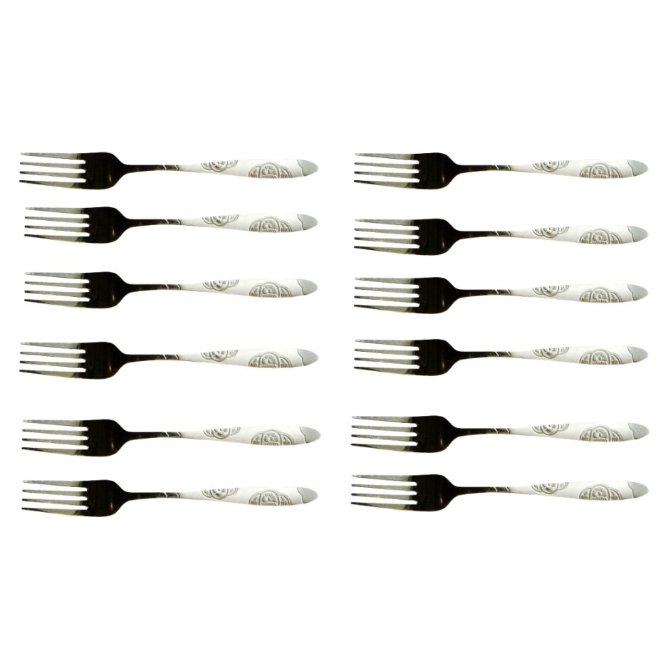 Set 12 furculite din inox - eMAG.ro