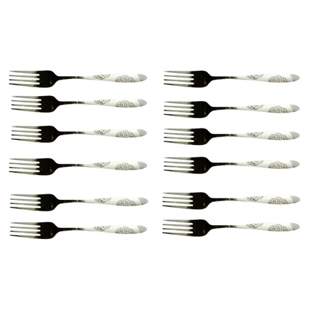 Set 12 furculite din inox - eMAG.ro
