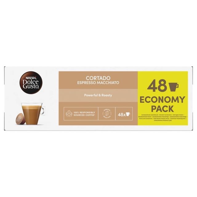 Комплект кафе капсули NESCAFЕ DOLCE GUSTO, Economy pack, Cortado, 302g ...