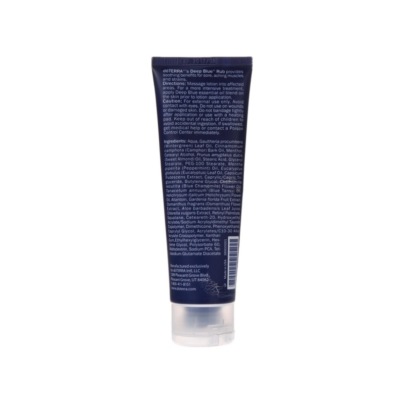 Крем за масаж на тяло, doTERRA Deep Blue, 120 мл, успокояващ ефект ...