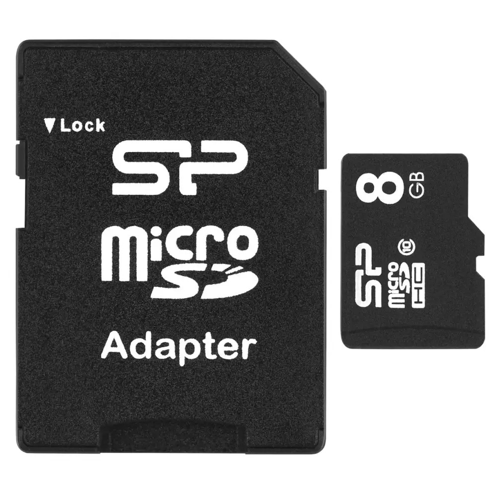 SILICON POWER MICRO SD CARD 8GB SD adapter CL10 - eMAG.hu