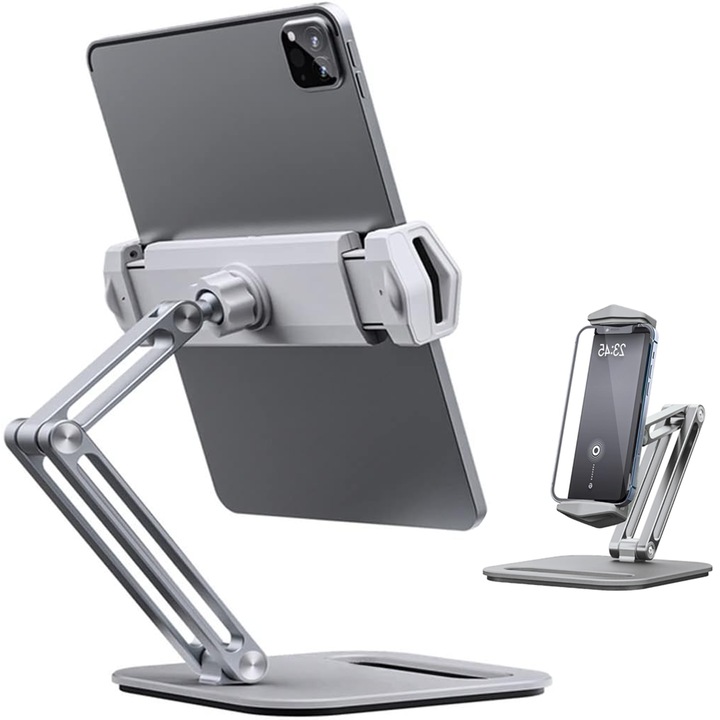 Suport Tableta Estanny, pentru 4-13 inch Monitor, Telefon, iPad ...