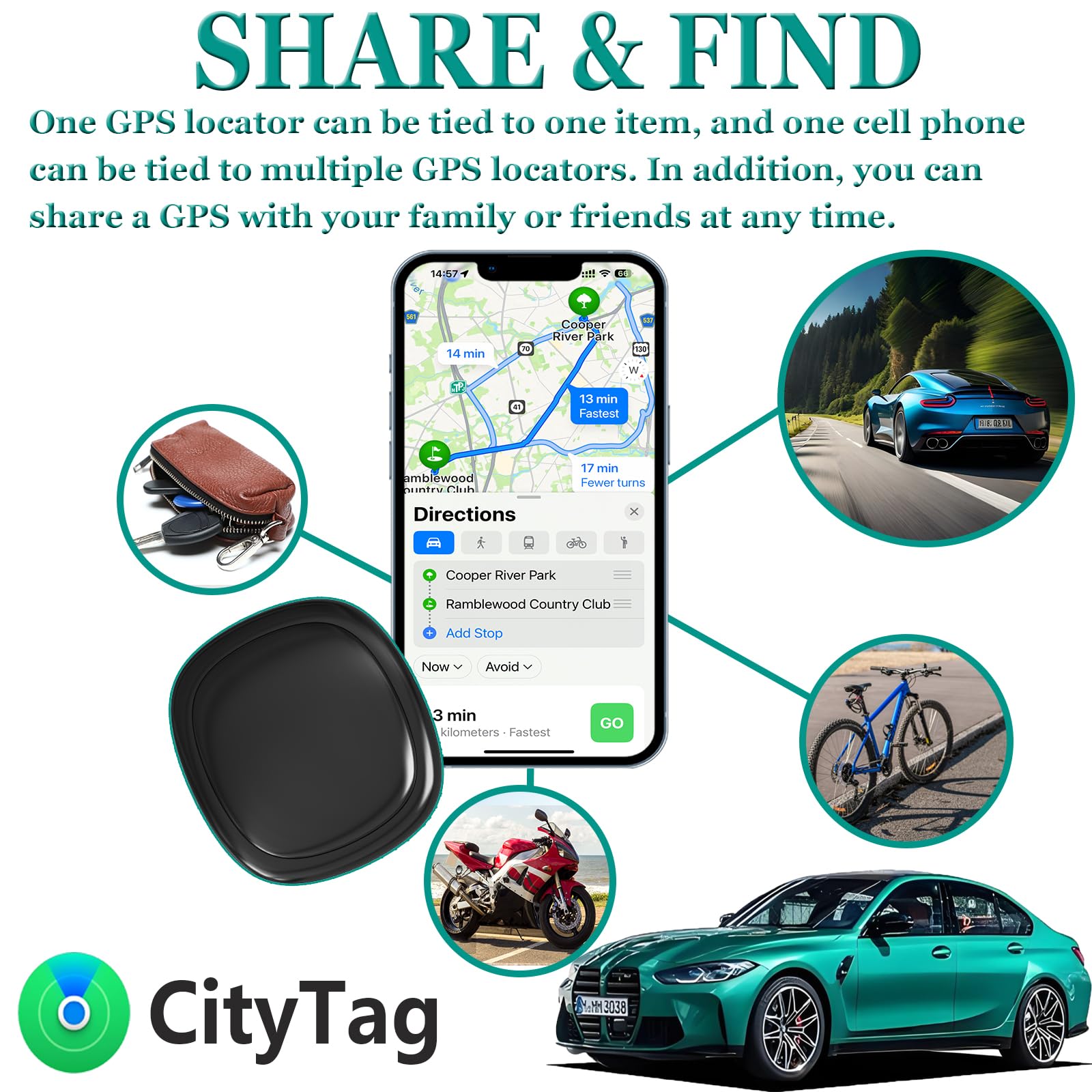 Dispozitiv Antipierdere Localizare GPS Tracker, SHIJOOE®, Localizator ...