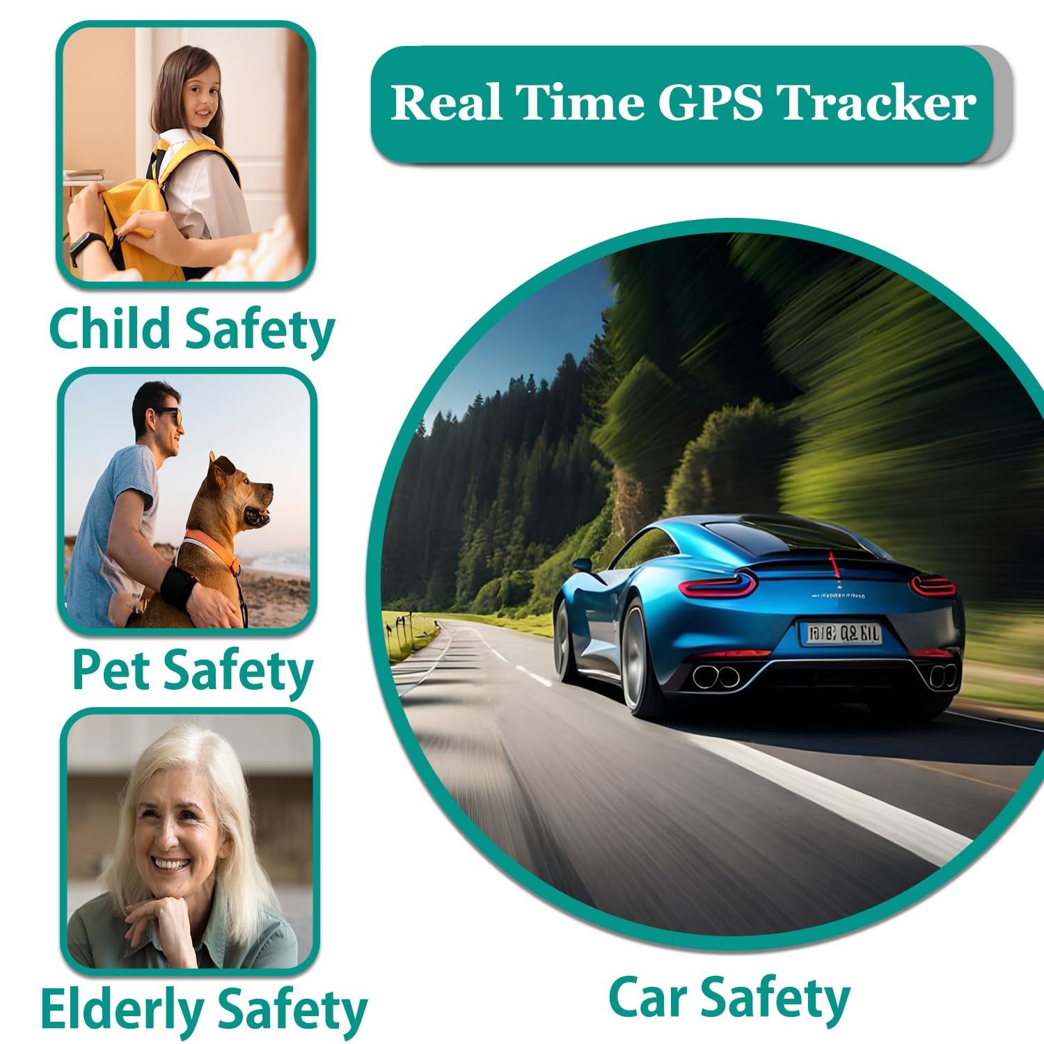 Dispozitiv Antipierdere Localizare GPS Tracker, SHIJOOE®, Localizator ...